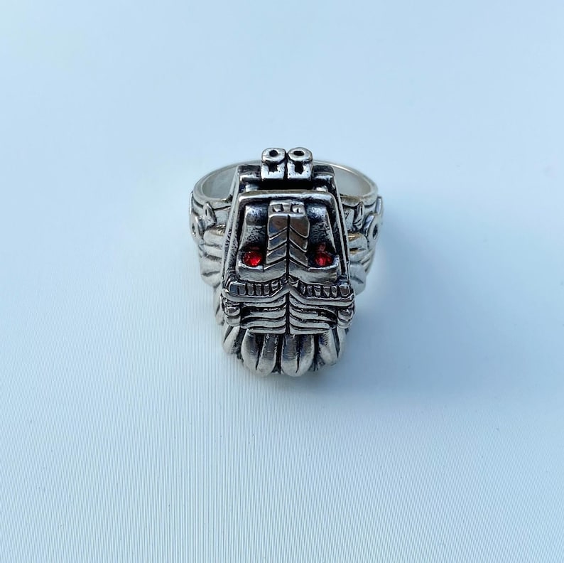 Quetzalcoatl Aztec - Kukulkan Mayan Ring Solid Silver 925 / Azteca ...