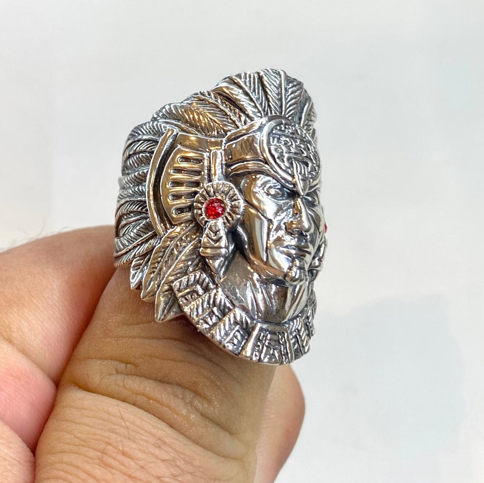 Aztec Sun God Warrior Ring Silver 925 Anillo Tonatiuh Sol Dios - Etsy