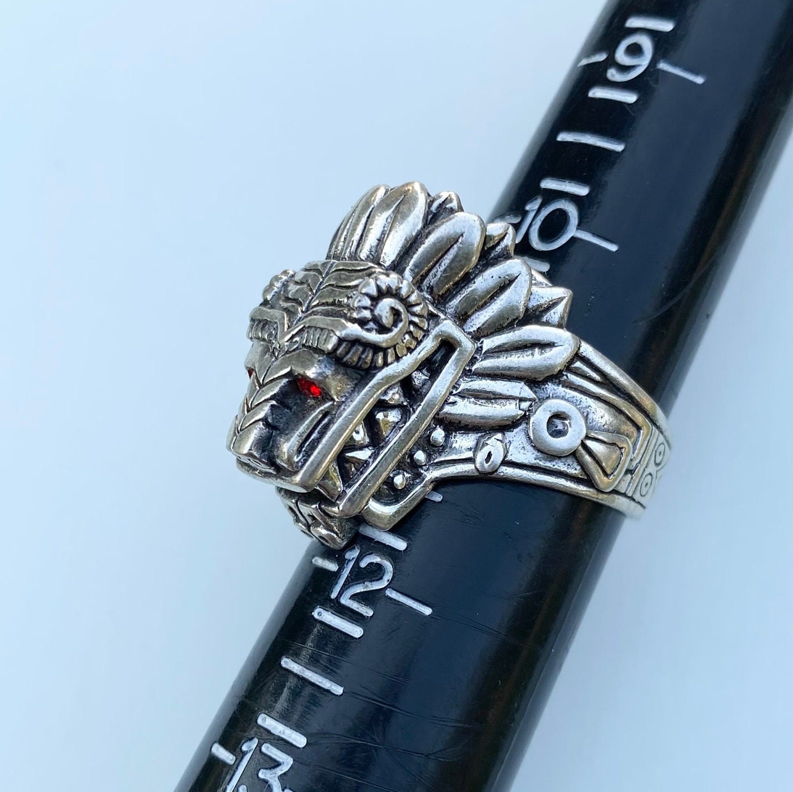 Quetzalcoatl Aztec - Kukulkan Mayan Ring Solid Silver 925 / Azteca ...