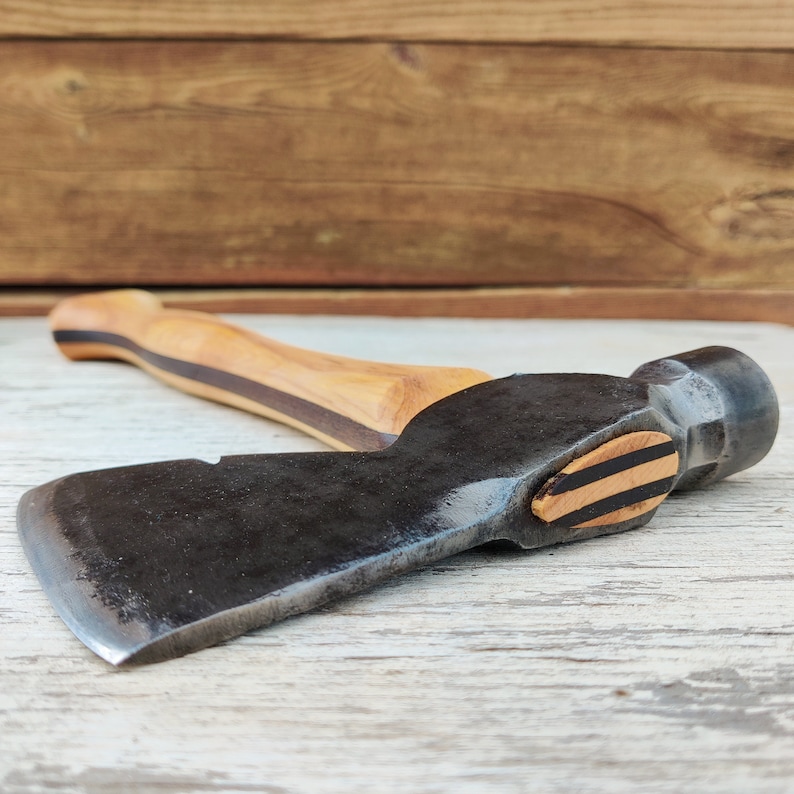 Pitted Craftsman Half Hatchet With Laminated Hard Maple and Brazilian ...