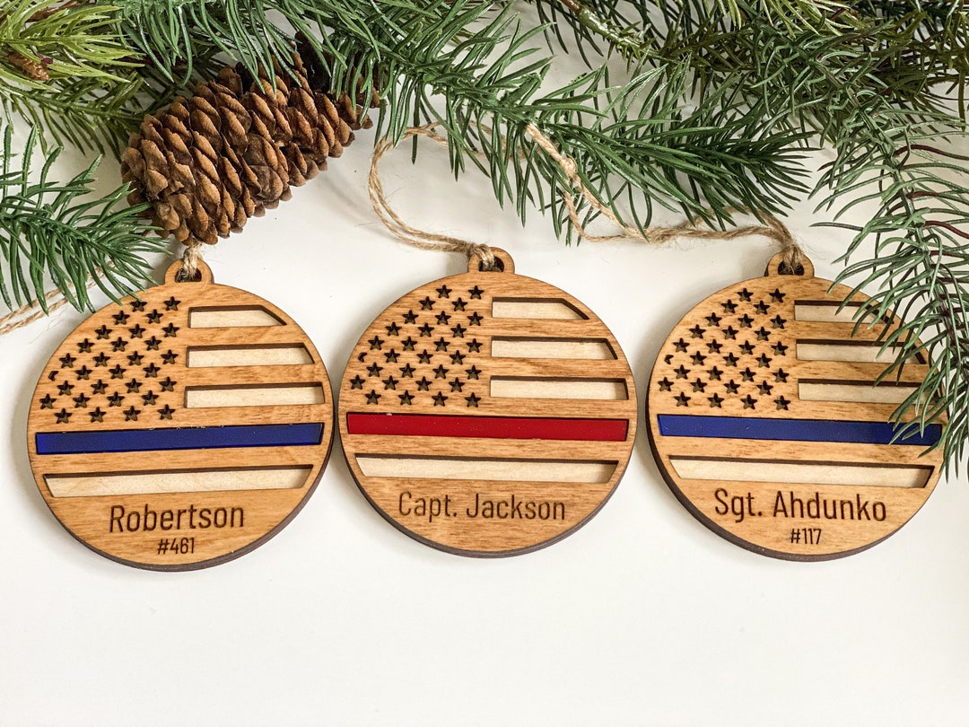 First Responder Custom Ornament - Etsy