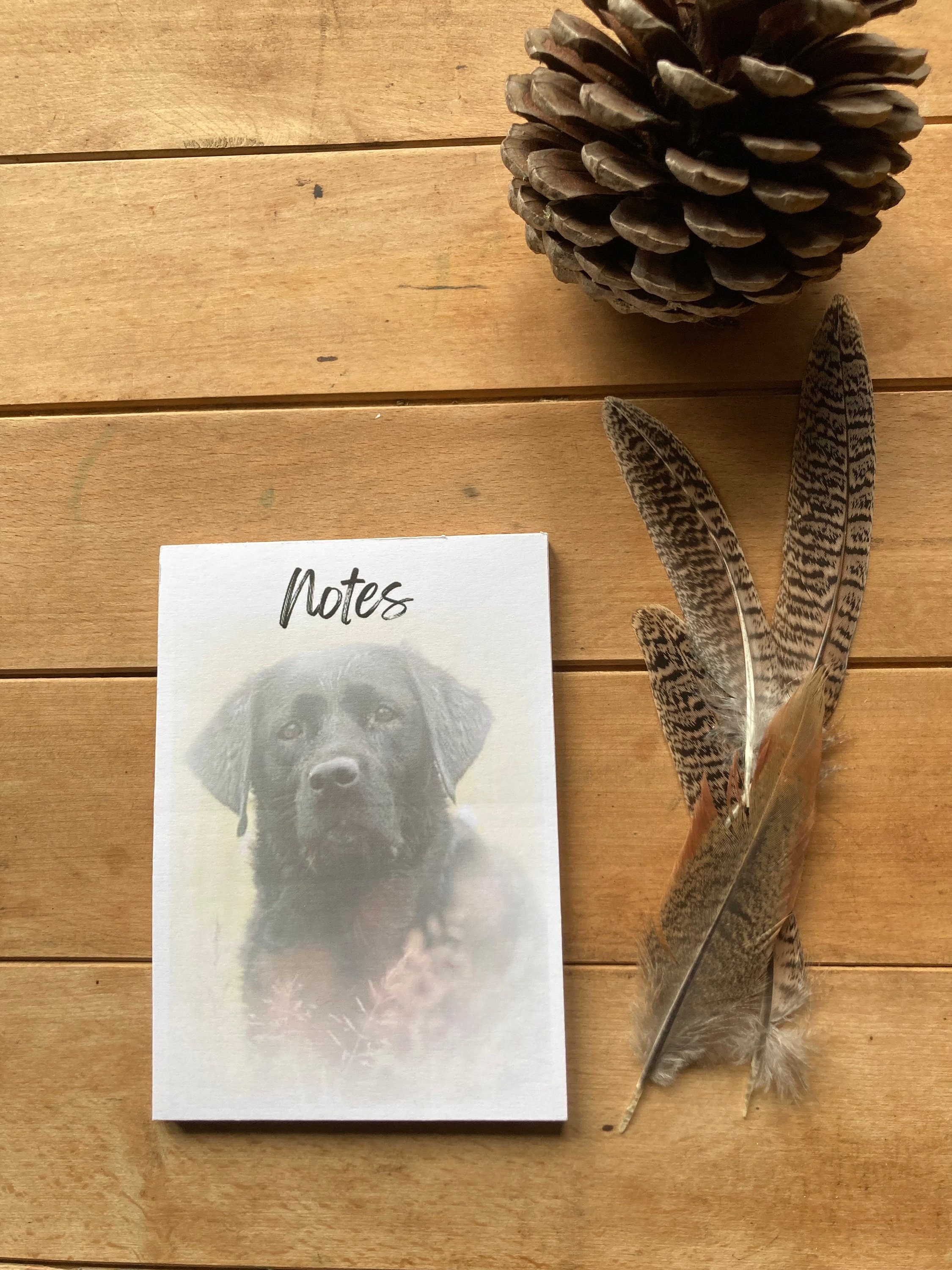Black Labrador Notepad, Gundog Gifts, Dog Lovers Notepad, Labrador ...
