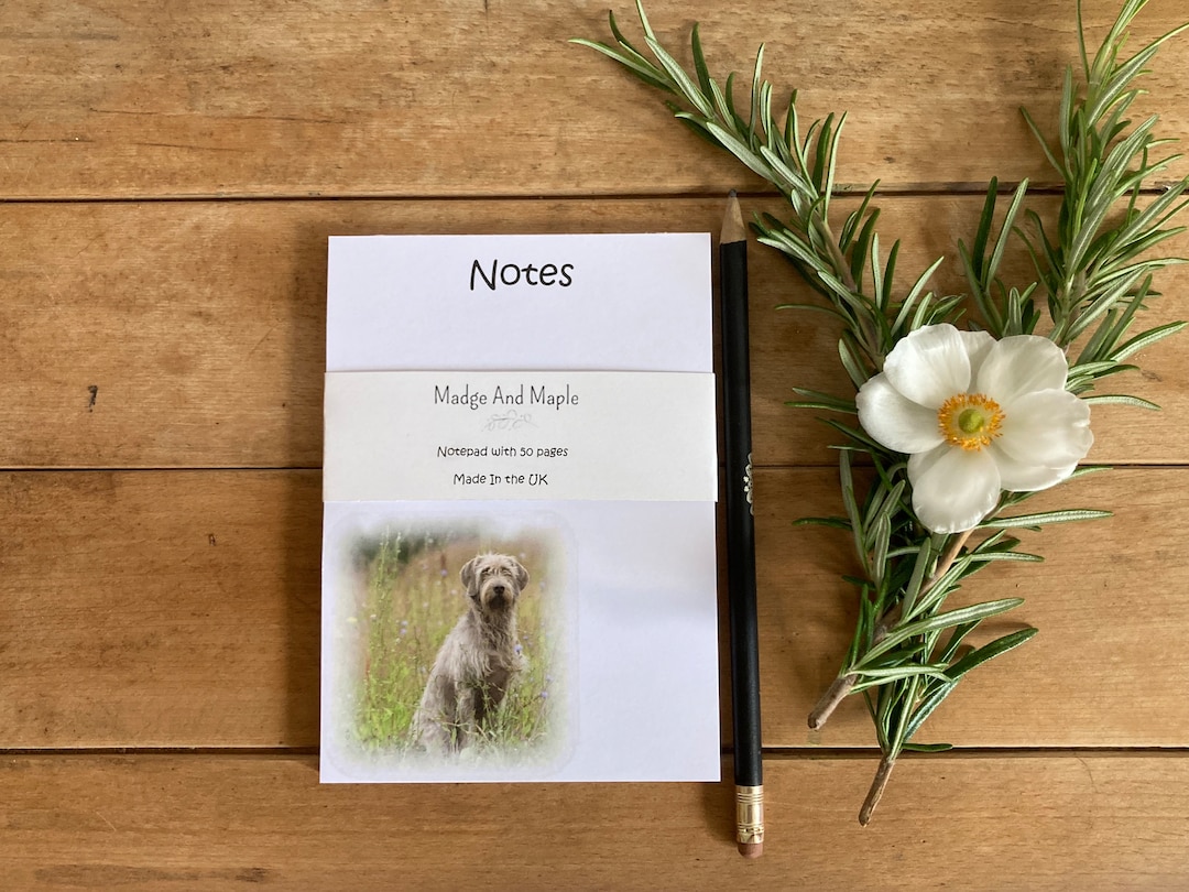 Slovakian Rough Haired Pointer Notepad, Gift for Dog Lovers, Gundog ...
