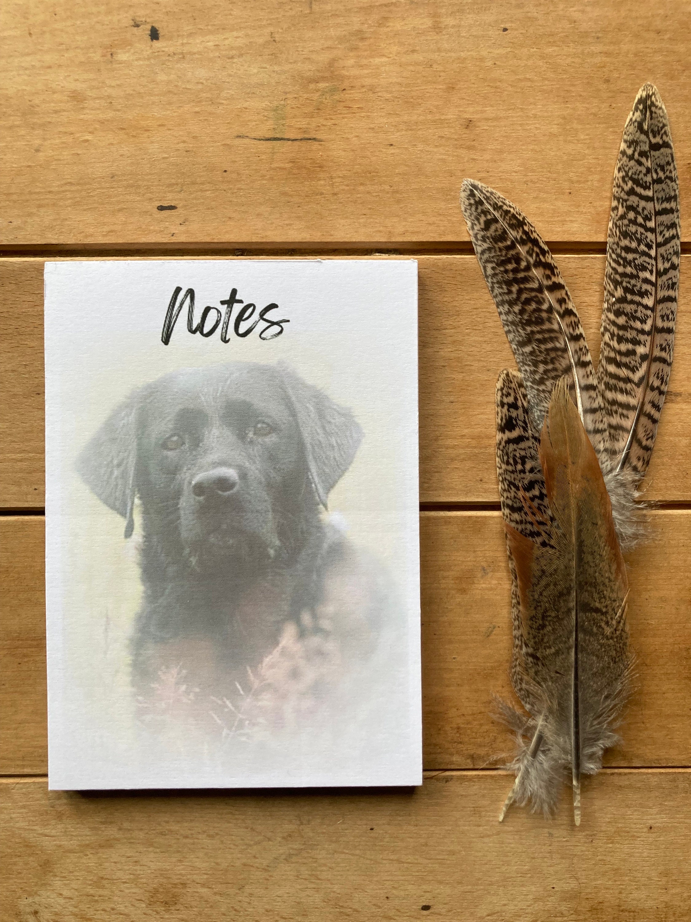 Black Labrador Notepad, Gundog Gifts, Dog Lovers Notepad, Labrador ...
