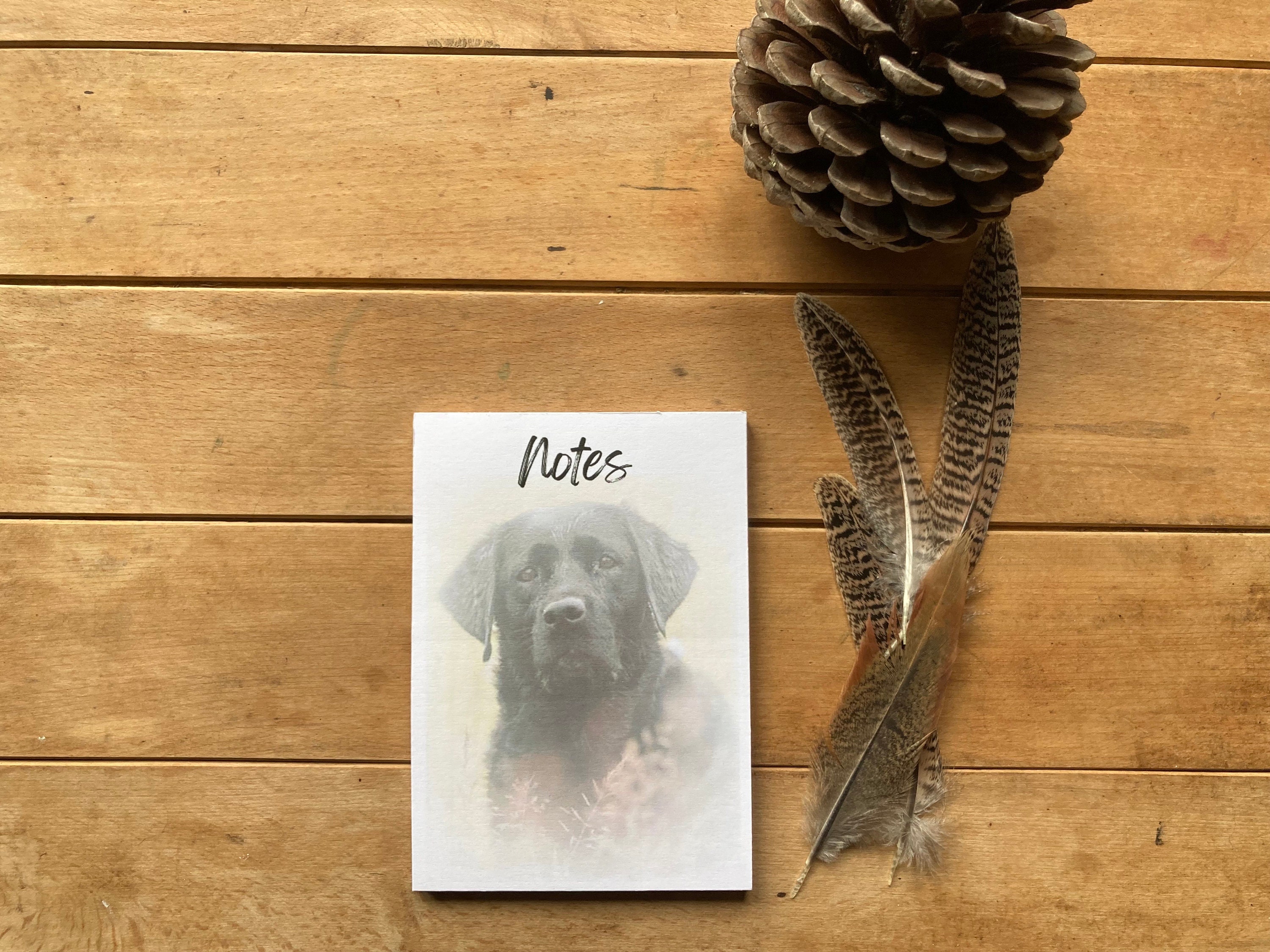 Black Labrador Notepad, Gundog Gifts, Dog Lovers Notepad, Labrador ...