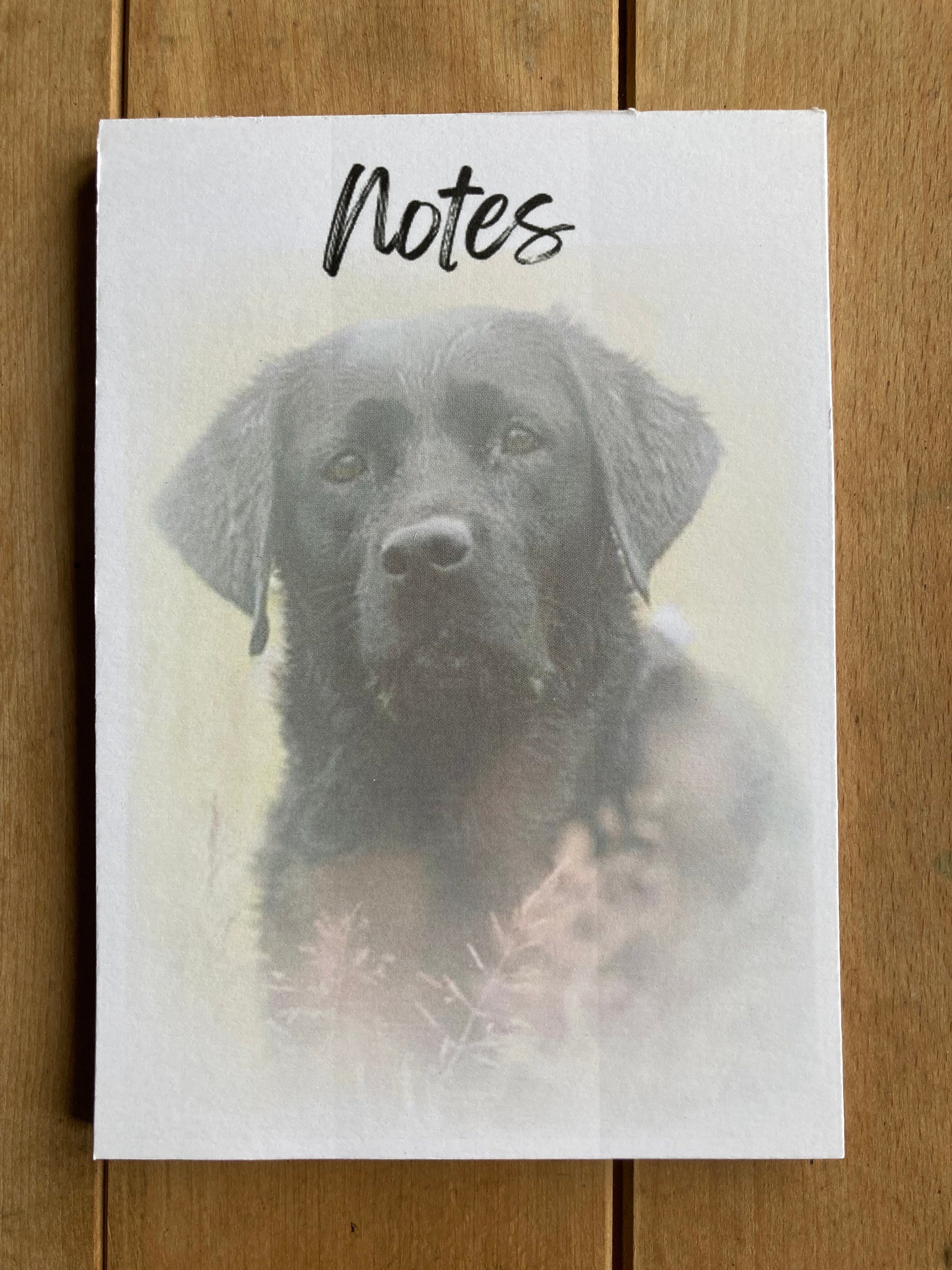 Black Labrador Notepad, Gundog Gifts, Dog Lovers Notepad, Labrador ...