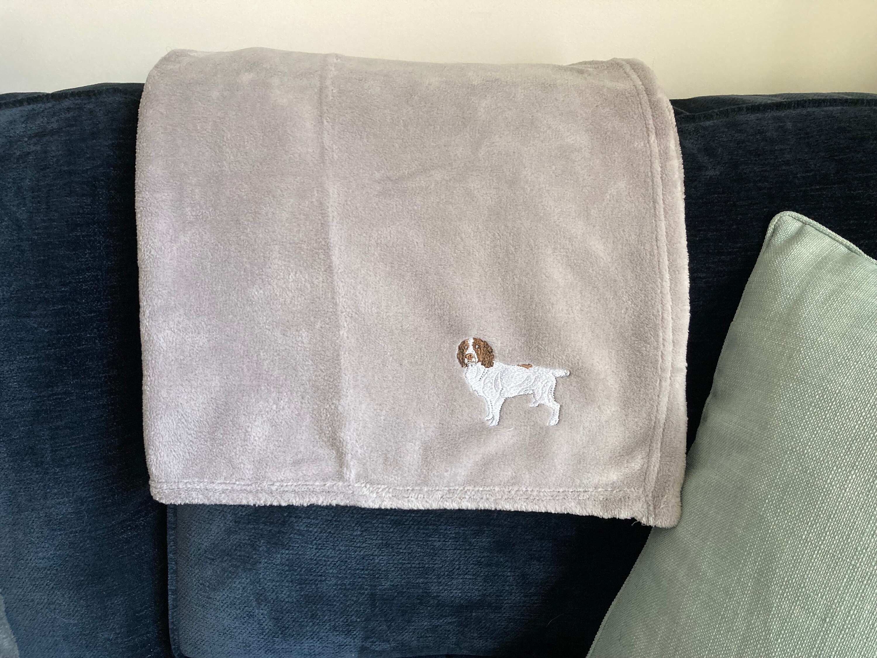 Dog Blanket, Dog Bedding, Springer Spaniel Blanket, Gift for Springer ...