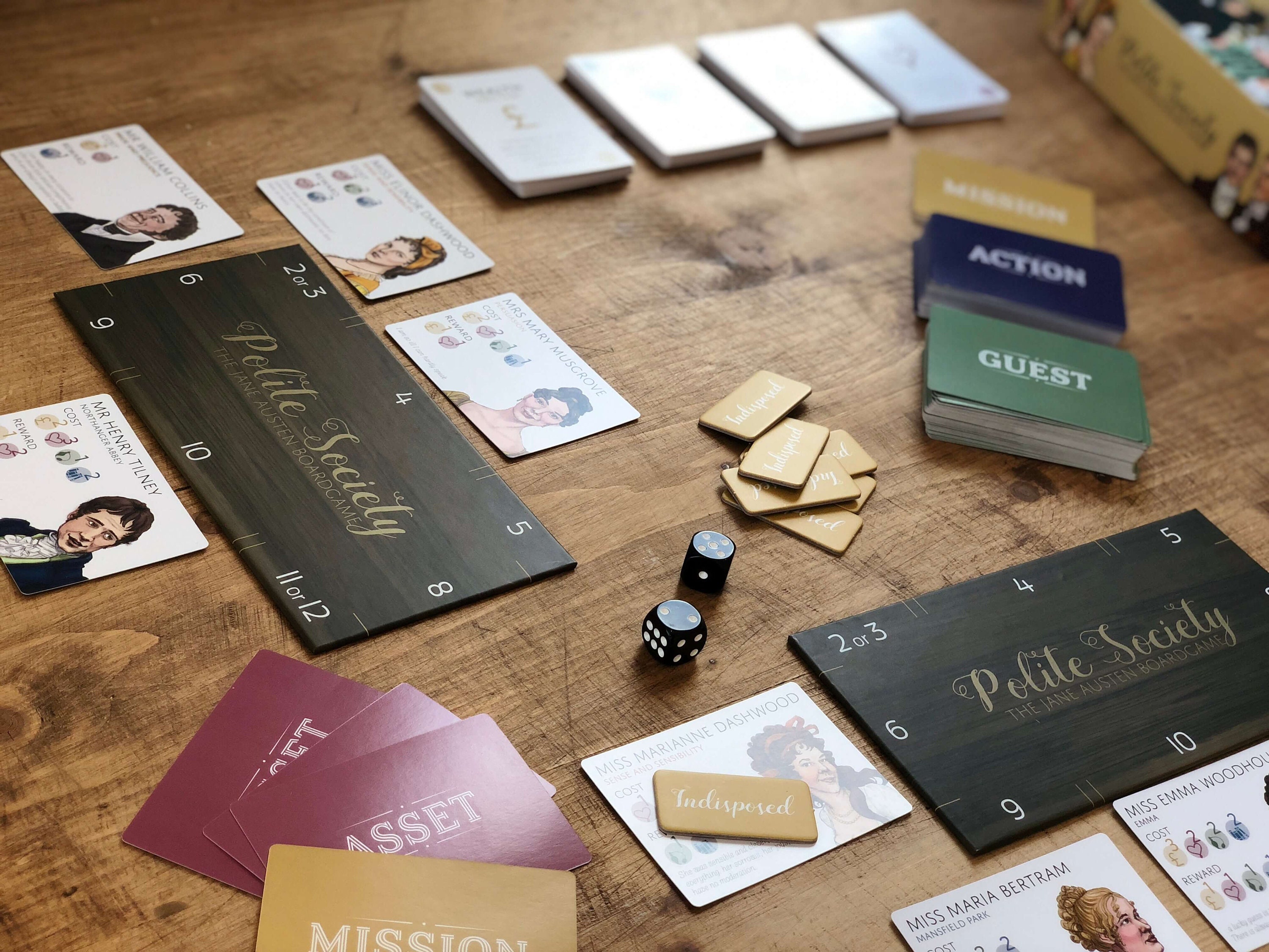 Polite Society: the Jane Austen Board Game - Etsy