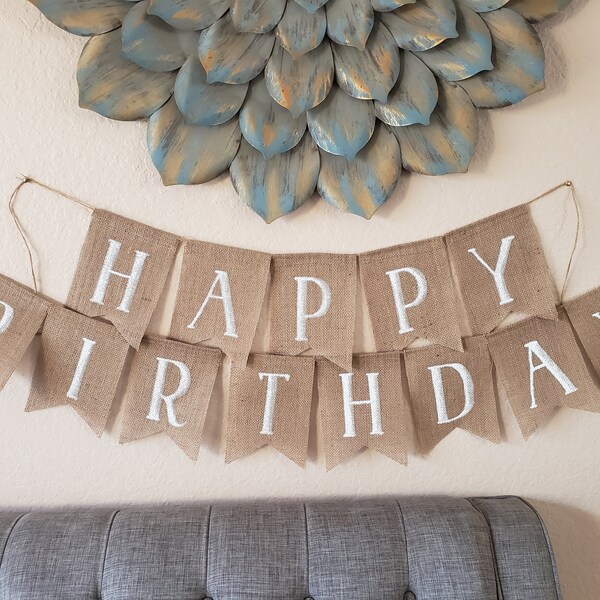 Burlap Banner - Etsy