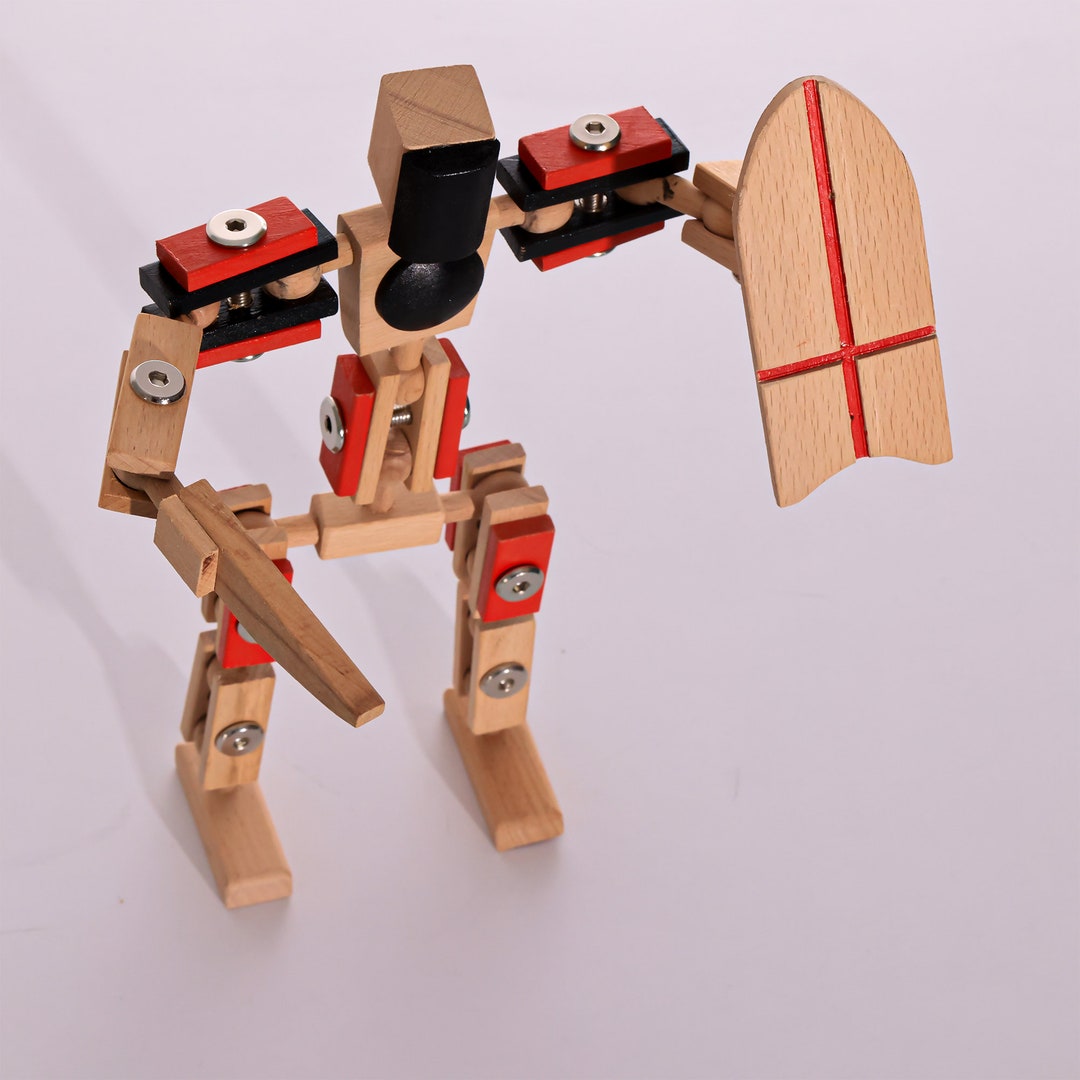 DIY Wooden Robot Kit Miniature DIY Craft Model for Kids and Adult - Etsy