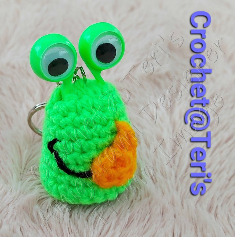 Googly Eyed Aliens on Holiday Keychains PATTERN ONLY - Etsy