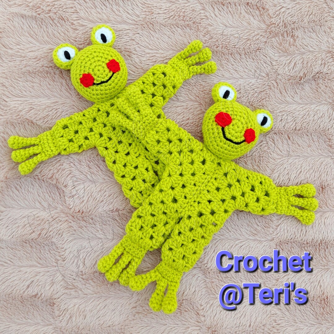 Happy Frog Granny Hexagon Lovey PATTERN ONLY - Etsy