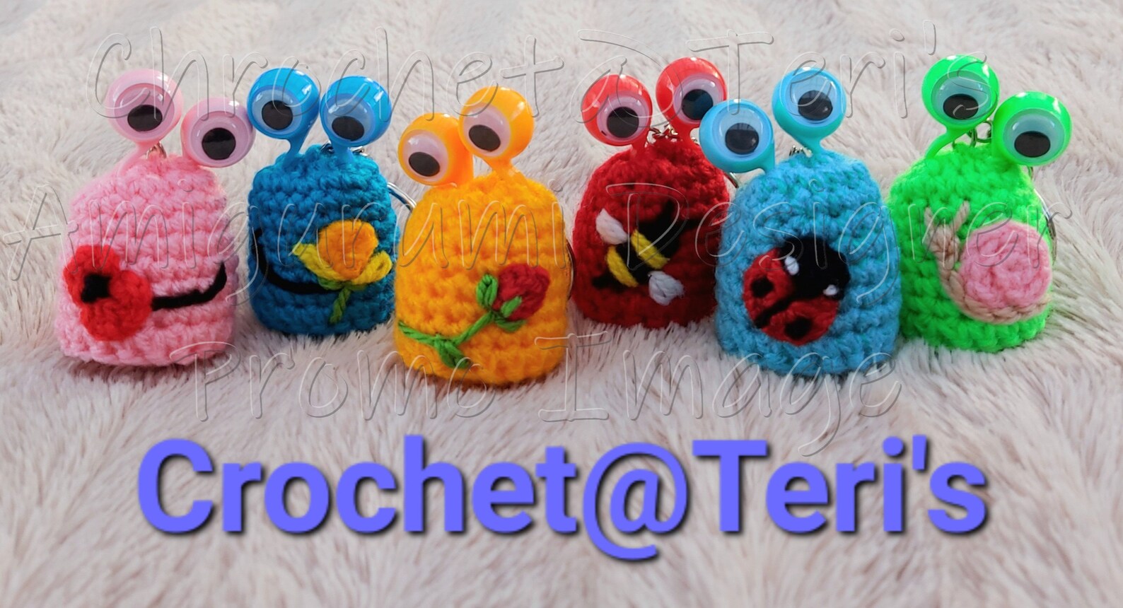 Googly Eyed Aliens in the Garden Keychains PATTERN ONLY - Etsy