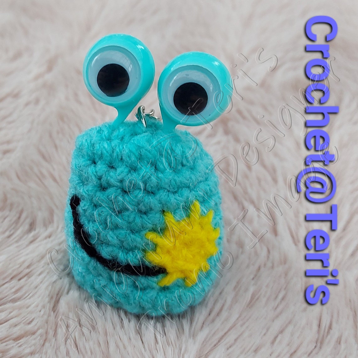 Googly Eyed Aliens on Holiday Keychains PATTERN ONLY - Etsy