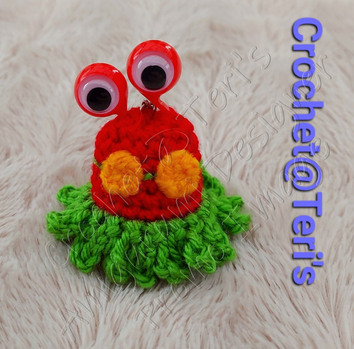 Googly Eyed Aliens on Holiday Keychains PATTERN ONLY - Etsy