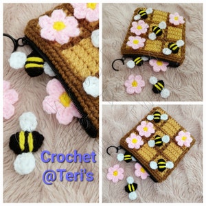 Bees and Flowers TIC TAC TOE Game Pattern Only - Etsy