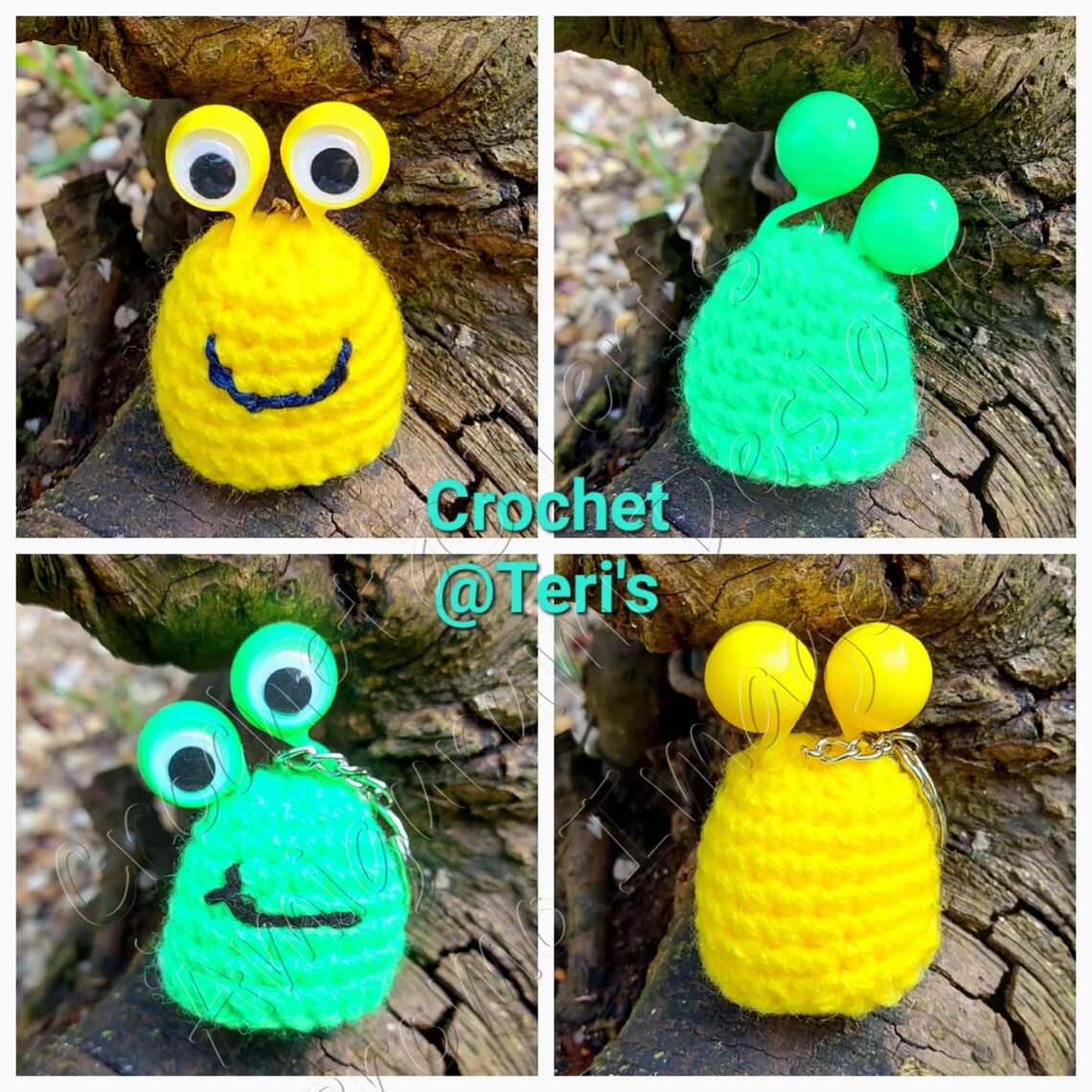 Bug and Alien (googly Eyed) Keychains PATTERN ONLY - Etsy