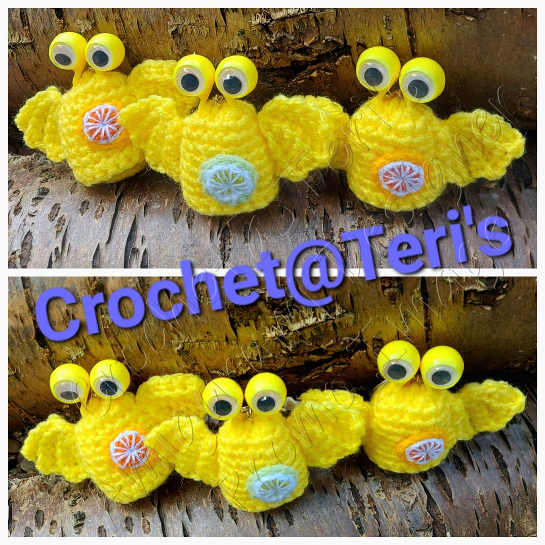 Googly Eyed Fruit Bat Keychains - Etsy