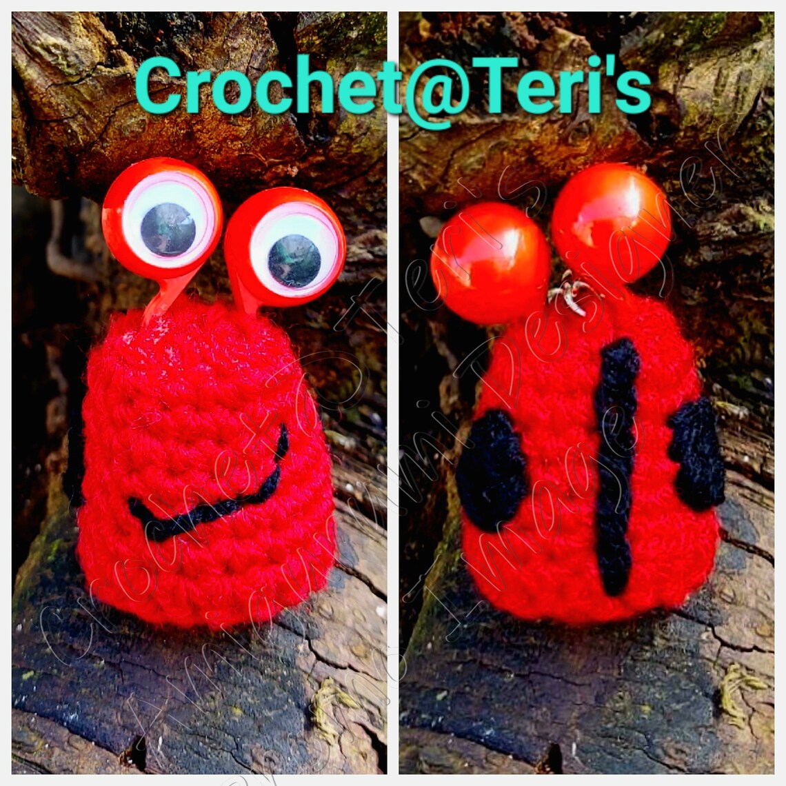 Bug and Alien googly Eyed Keychains PATTERN ONLY - Etsy