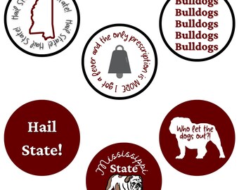 Mississippi State University Stickers - Etsy
