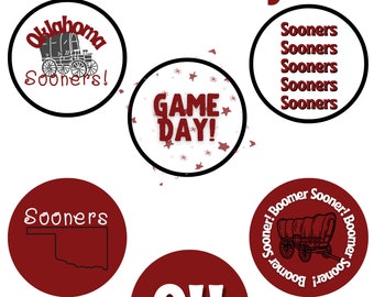 University of Oklahoma Buttons - Etsy
