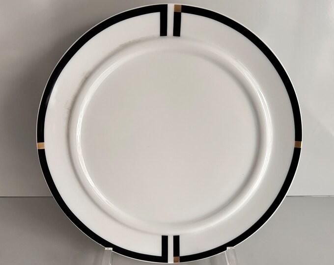 Mario Bellini for Rosenthal CUPOLA Nera CAKE PLATE 21 Cm Breakfast ...