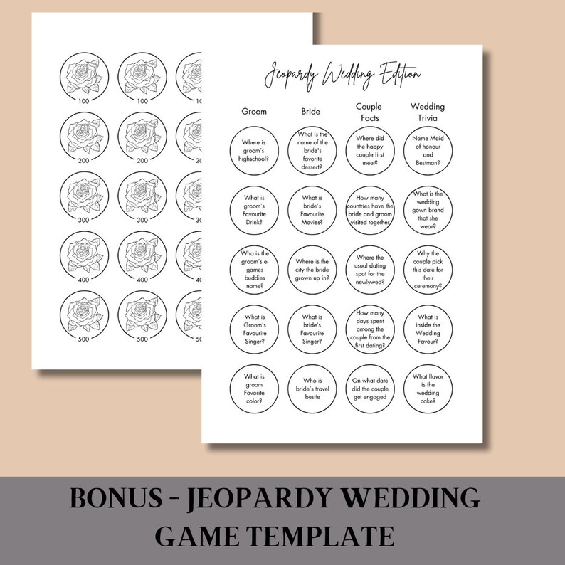 A3 Folded Wedding Newspaper, Wedding Program, Infographic Program ...