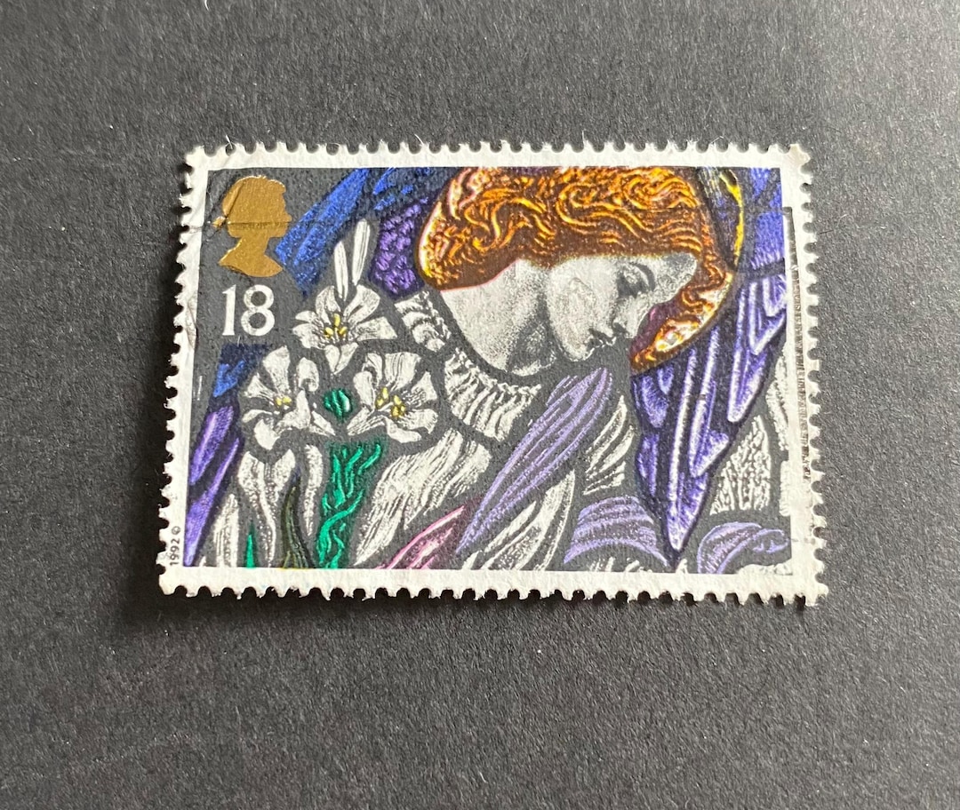 Christmas Angel 1992 UK GB Postage Stamp Letterbox Gift Buy This Stamp ...