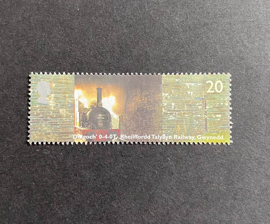 Steam Locomotive Talyllyn Railway Steam Engine Vintage Postage Stamp ...