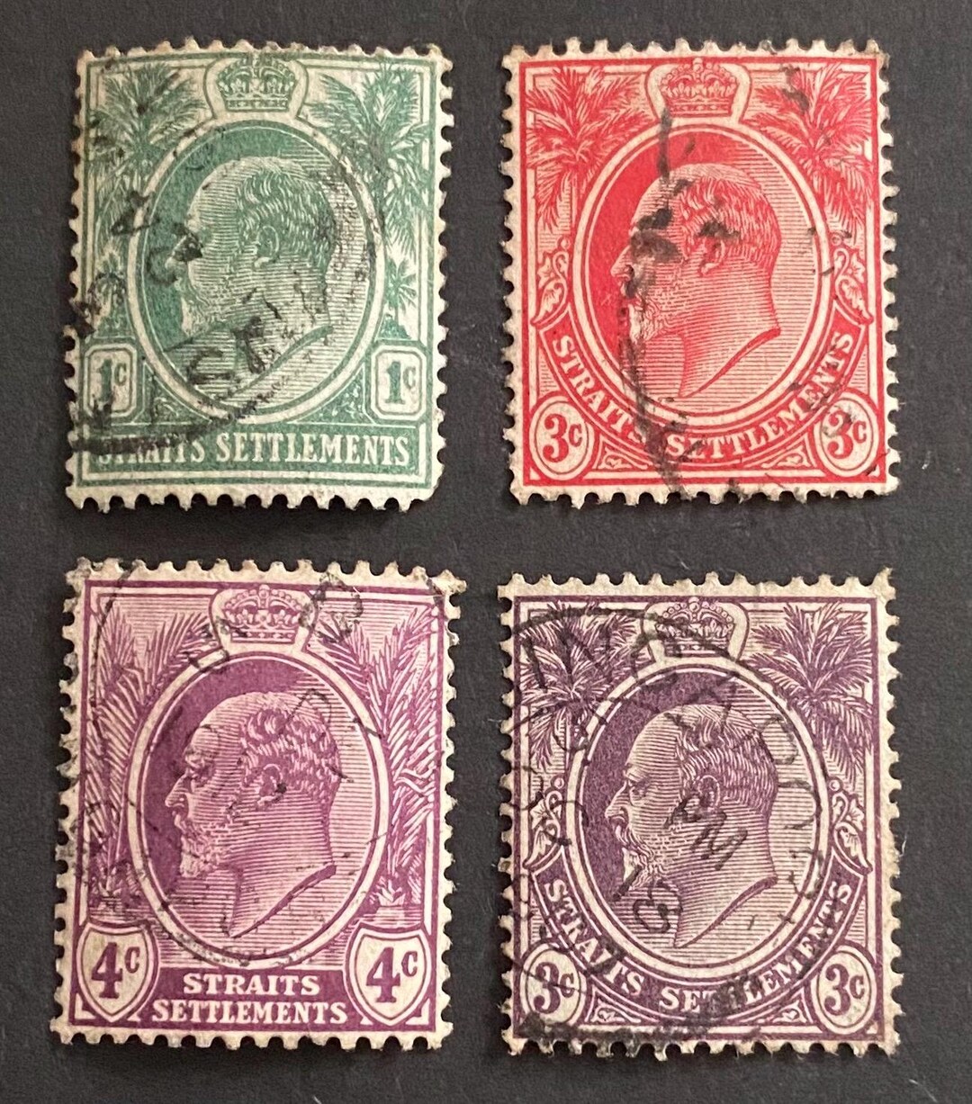 King Edward VII Postage Stamps Over 100 Years Old Vintage Stamps ...