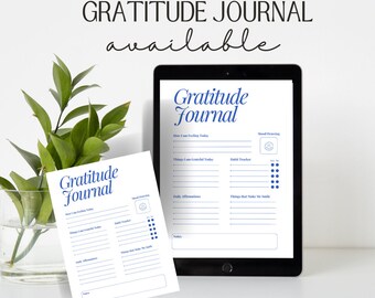 Printable Gratitude Journal - Etsy