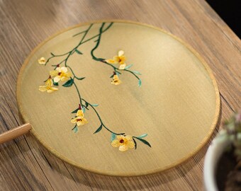 Chinese Embroidery Fan - Etsy