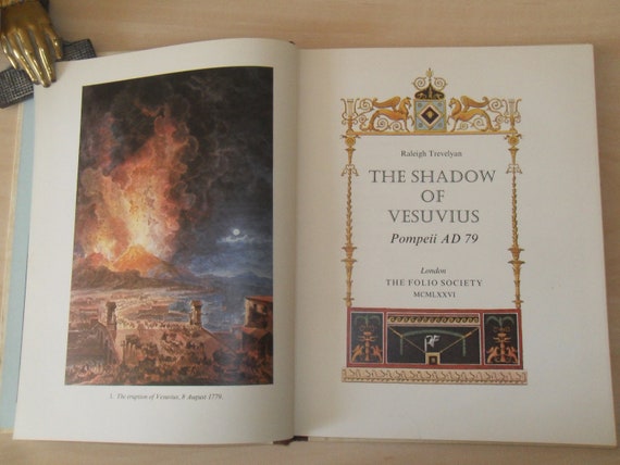 Folio Society the Shadow of Vesuvius: Pompeii AD 79 Pub 1976 - Etsy ...