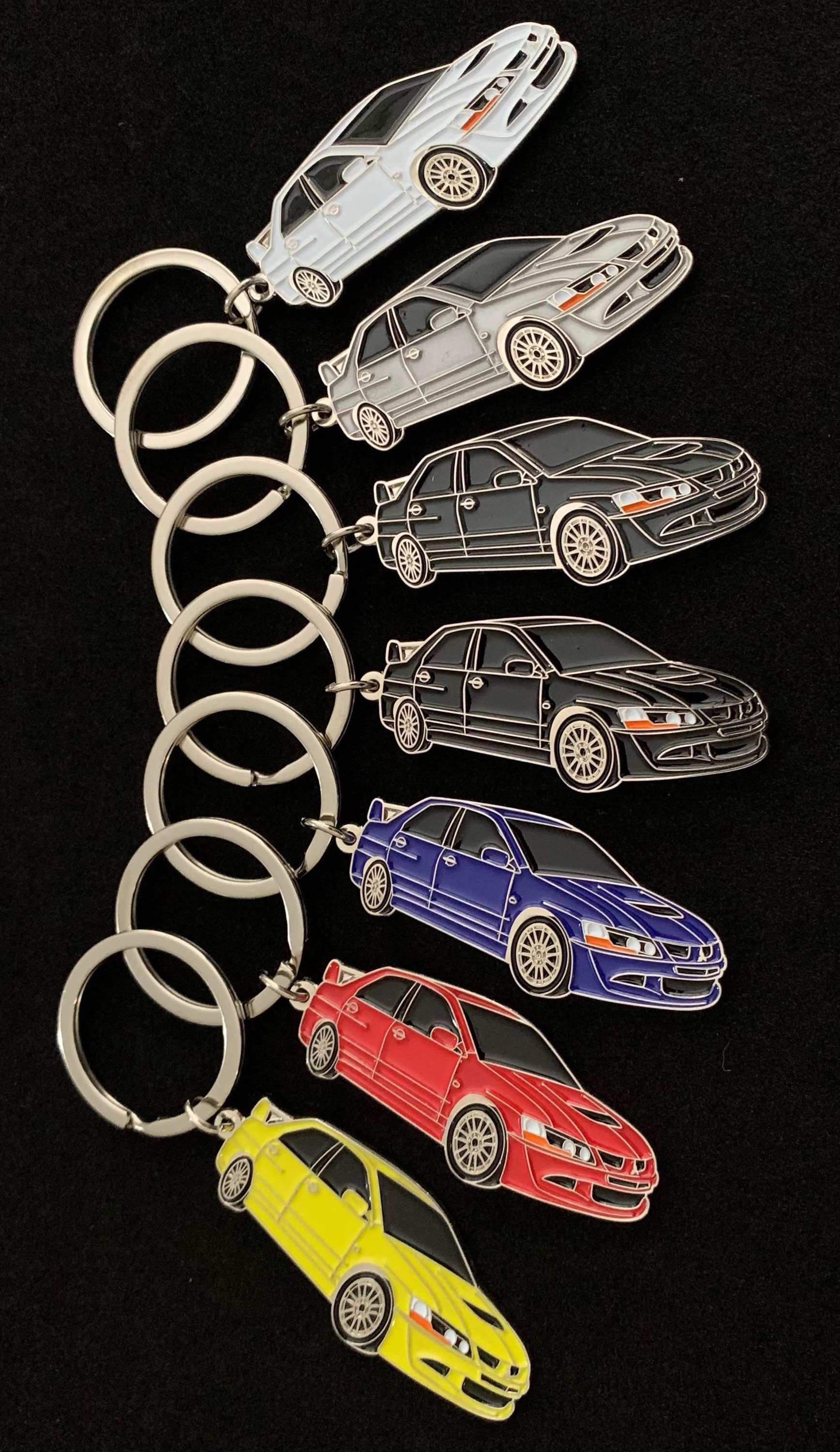 Mitsubishi EVO 8 Keychain - Etsy