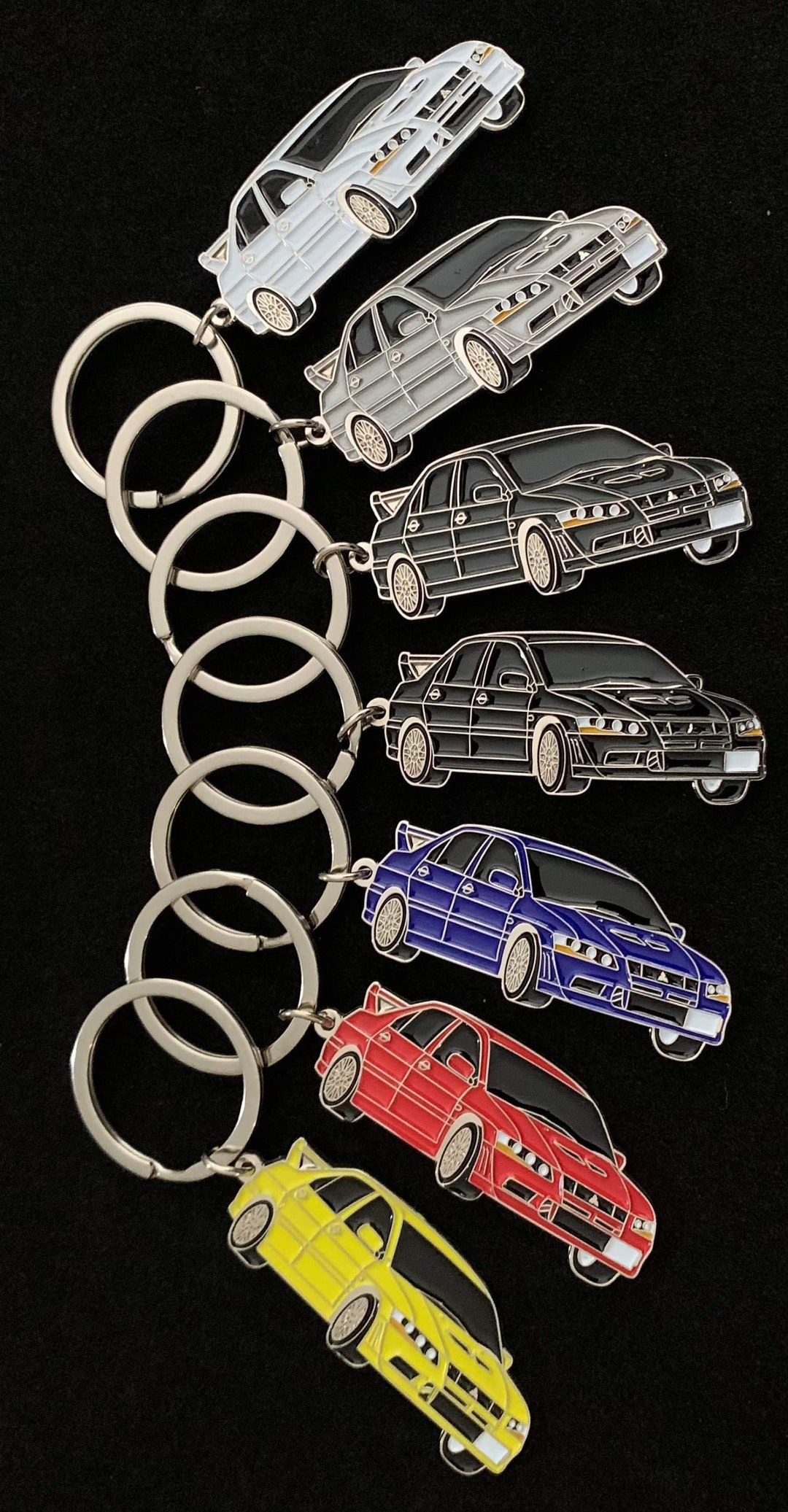 Mitsubishi EVO 7 Keychain - Etsy