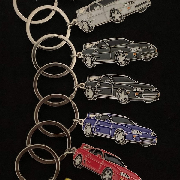 Toyota Supra Keychain - Etsy UK
