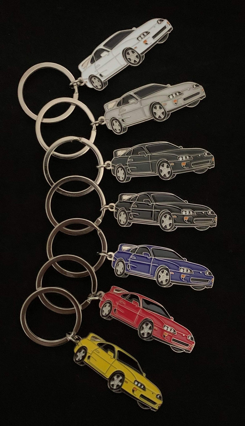 Toyota Supra MK4 Keychain - Etsy