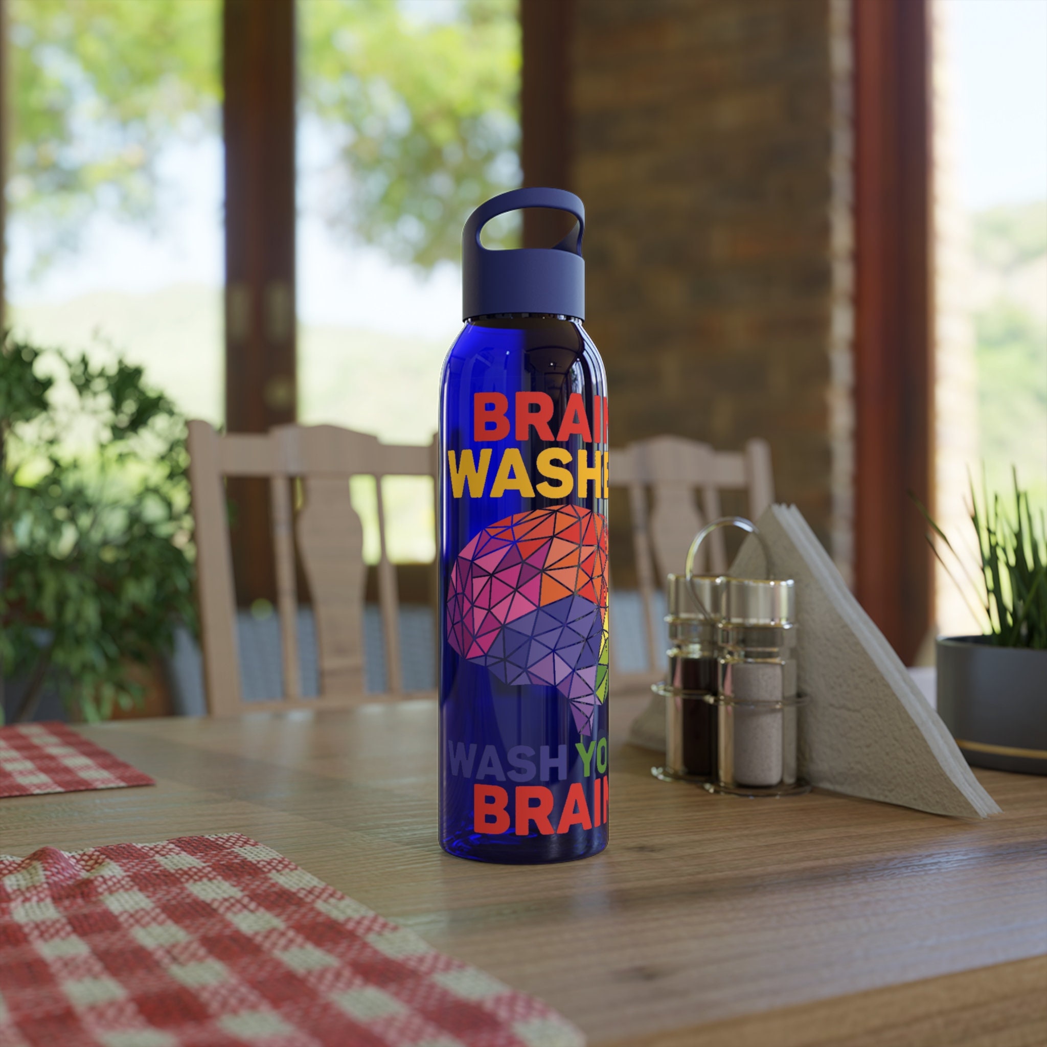 Brainwashed Sky Water Bottle: Stay Hydrated, Wash Your Brain, and ...