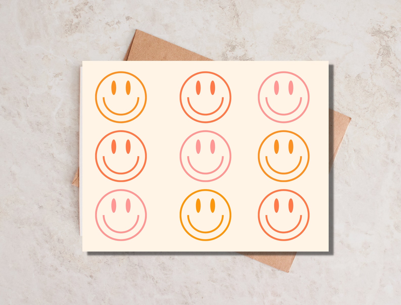 Smiley Face Thank You Printable Card, Thank You for Your Purchase ...