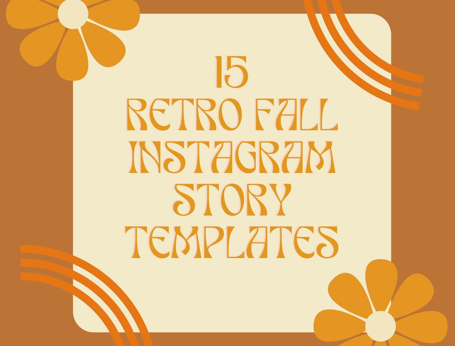 Retro IG Story Backgrounds, 70's Retro Wallpaper Backgrounds, Aesthetic ...