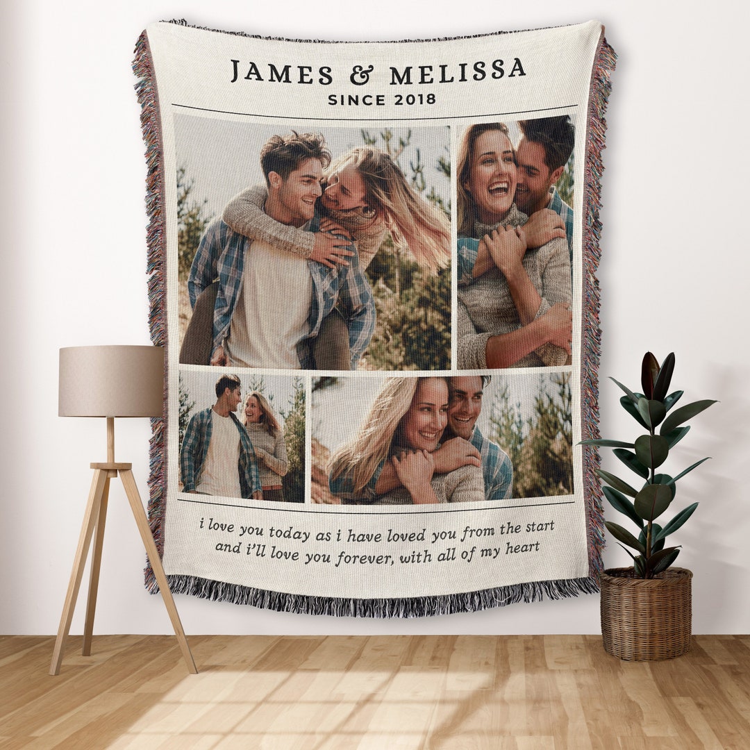 Custom Woven Blanket, Custom Photo Blanket, Picture Blanket ...