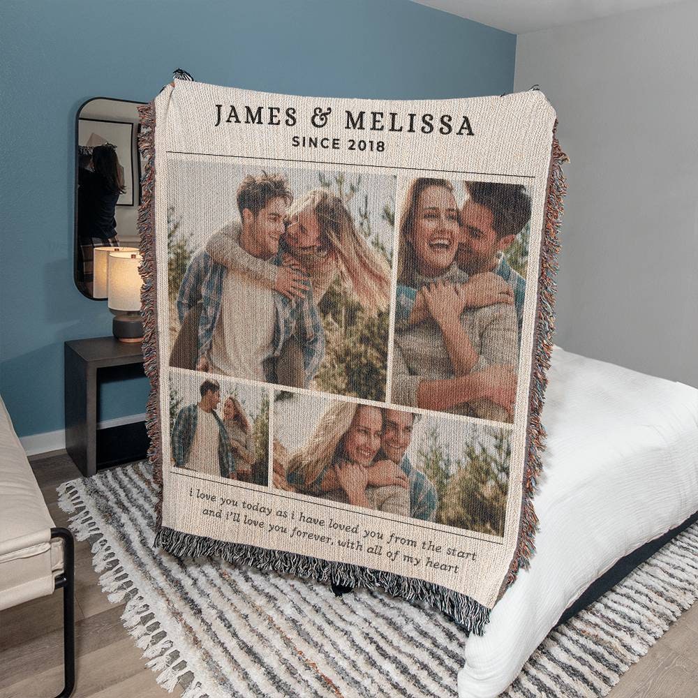 Custom Woven Blanket, Custom Photo Blanket, Picture Blanket ...