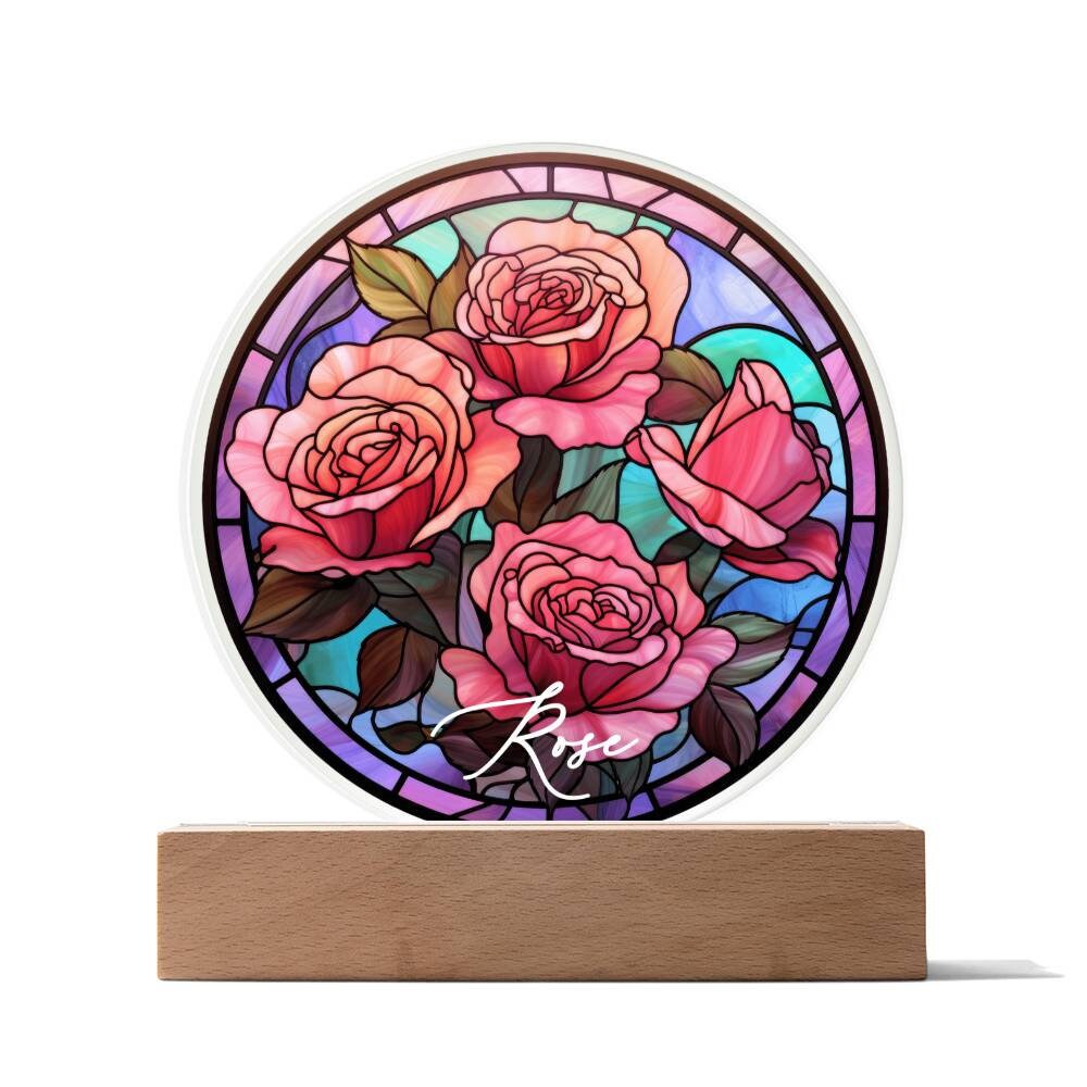 Birth Flower Gift for Her Birthflower Gift Birth Flower Plaque Birth ...