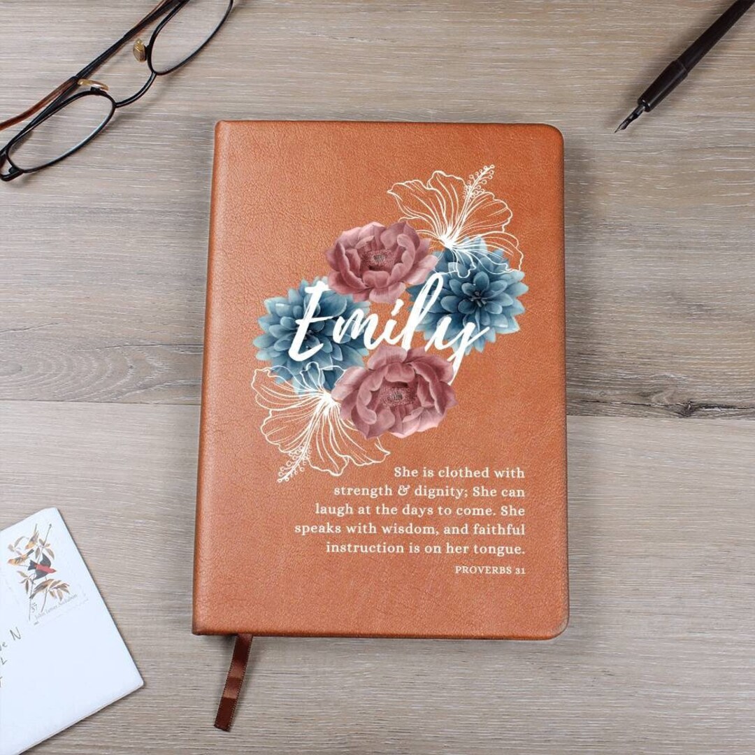 Personalized Journal for Women, Journal for Girls, Custom Message ...