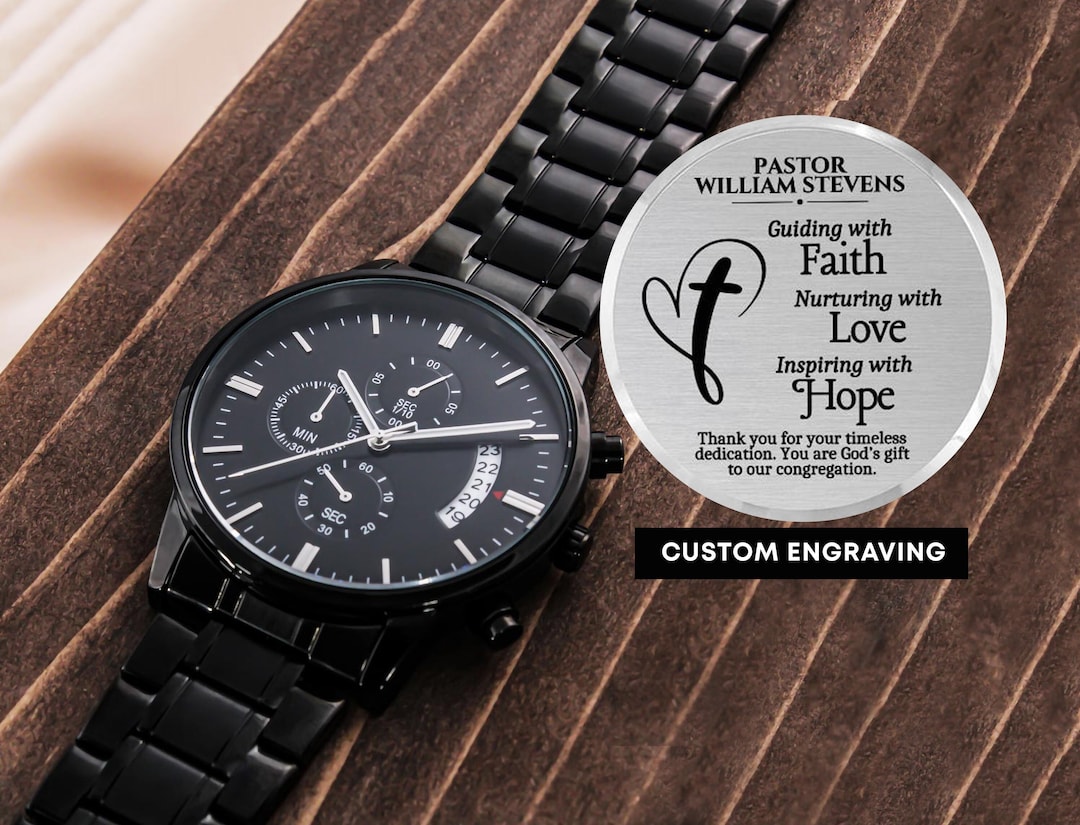 Pastor Appreciation Gift, Pastor Gifts, Pastor Anniversary, Engraved ...