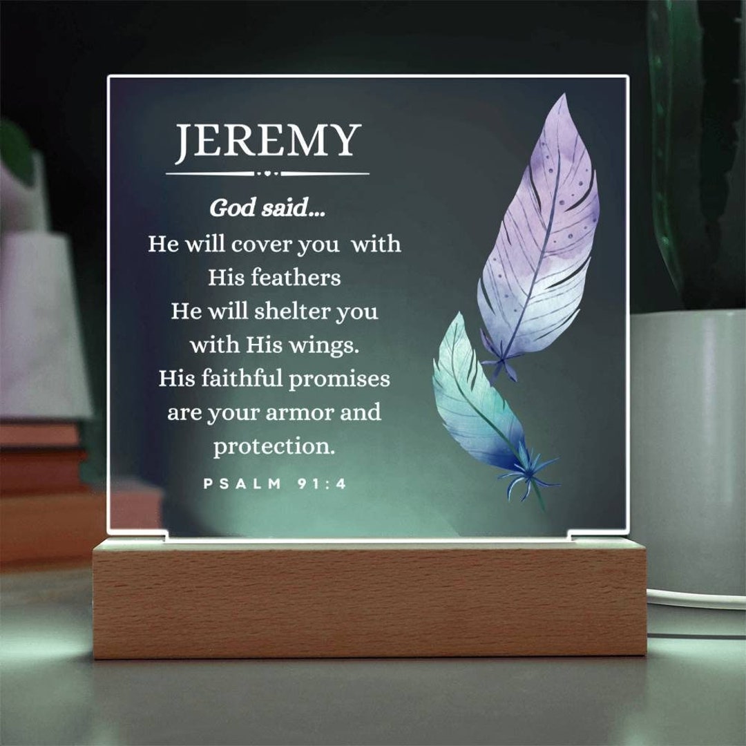 Bible Verse Acrylic Plaque, Confirmation Gift for Boys Teens, Christian ...