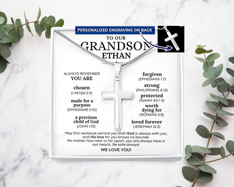 Personalized Gift for Grandson From Grandma Grandpa, Grandson Birthday ...