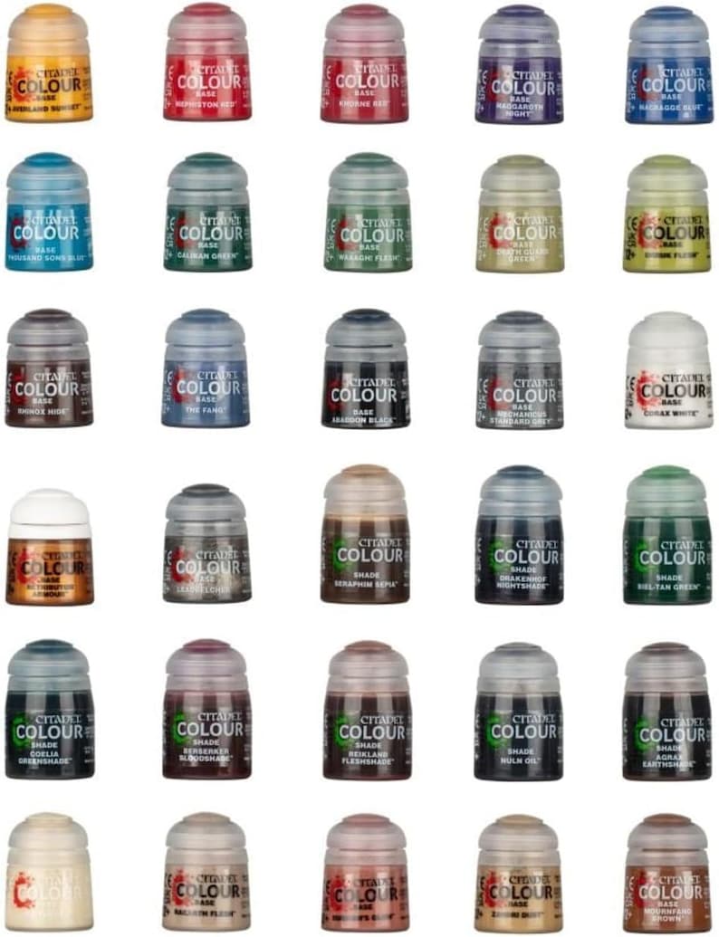 Games Workshop - Citadel Colour: Battle Ready Paint Set - Etsy