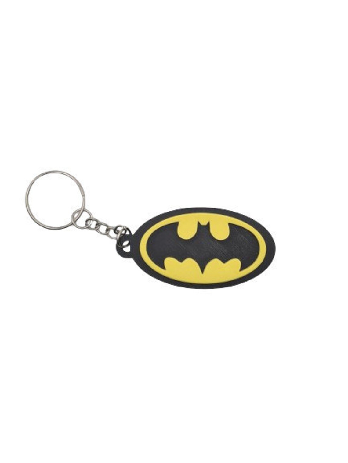 3D Printed Classic Batman Logo Keychain - Etsy