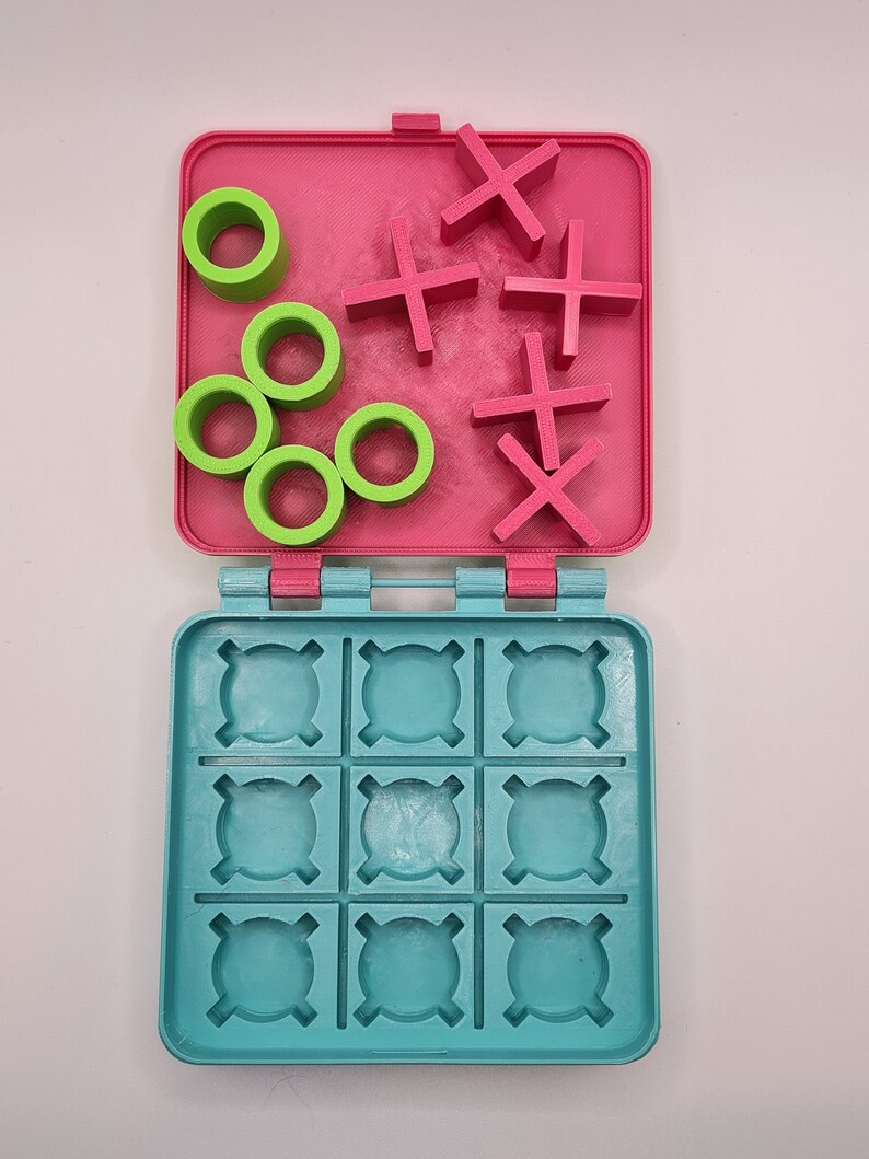 3D Printed Tic-tac-toe in a Box - Etsy